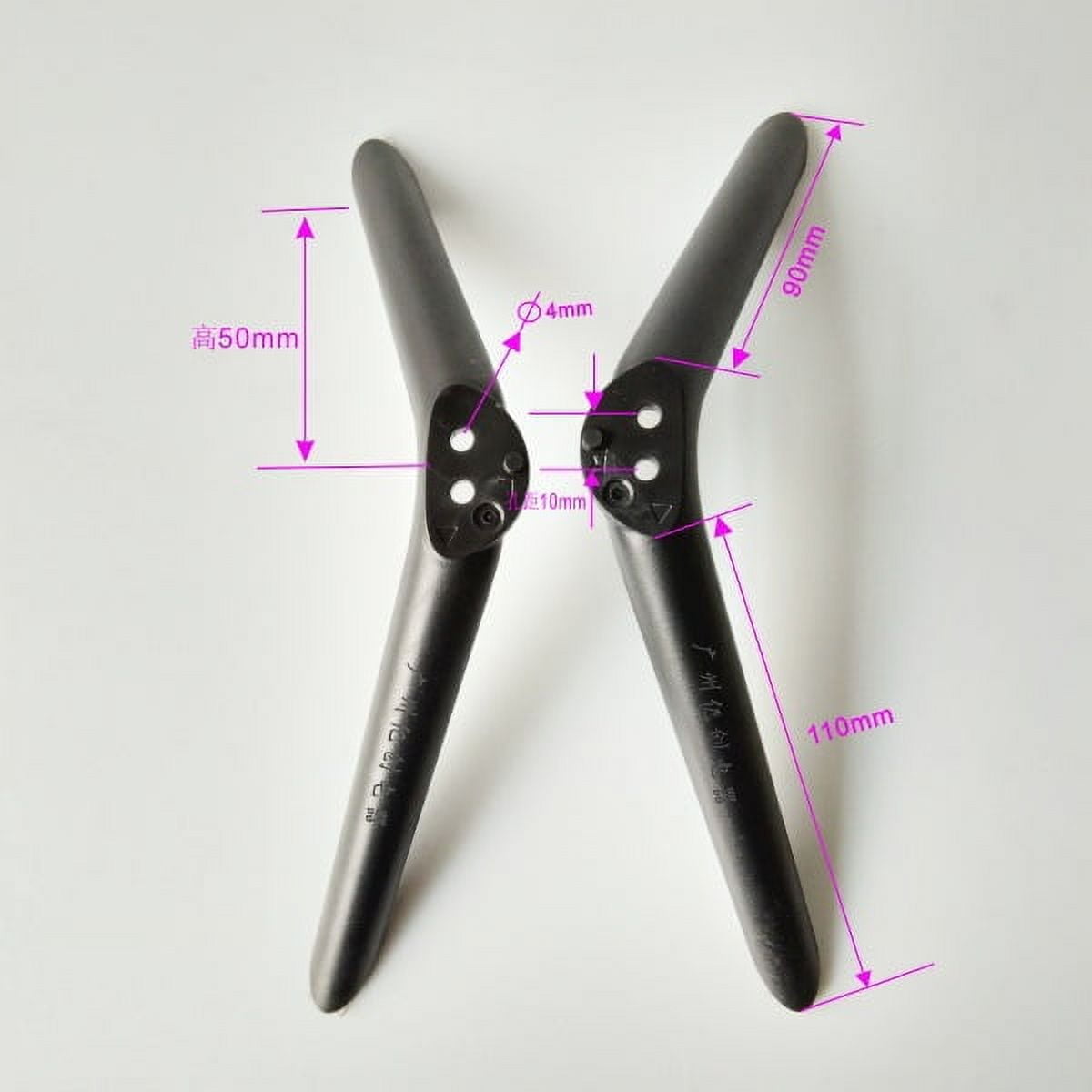 Oraceous Universal TV Stand Legs Replacement, Double Hole Plastic Feet ...