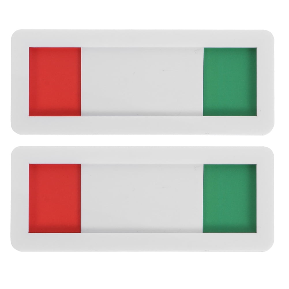 Oraceous Vacant Occupied Signs- 2pcs Slider Privacy Signs for Restroom ...