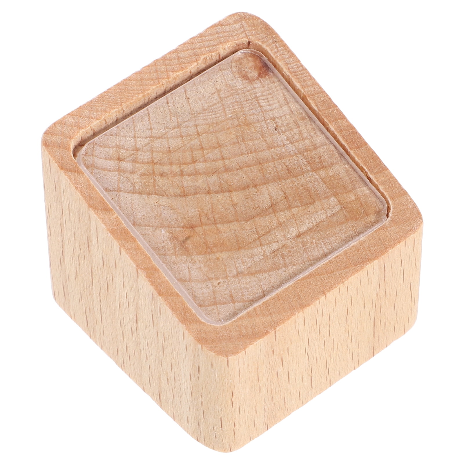 KALLORY Wooden Label Holder Price Tag Displays Sign Holder Khaki 1Pack ...