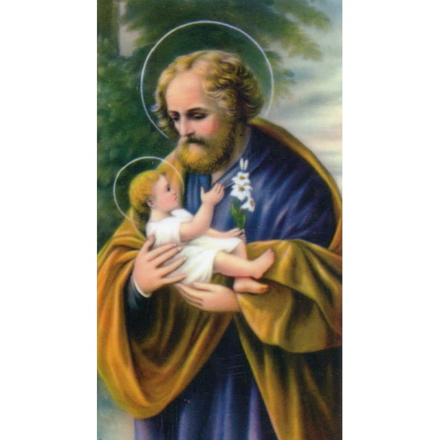 Oracion al Glorioso Patriarca San Jose N holy card - laminated - Pack ...