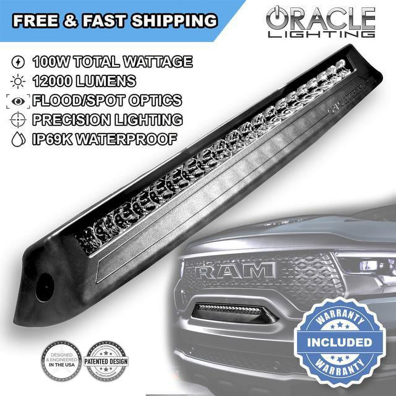 Oracle '19-'22 RAM Rebel/Trx Front Bumper Flush Led Light Bar System ...