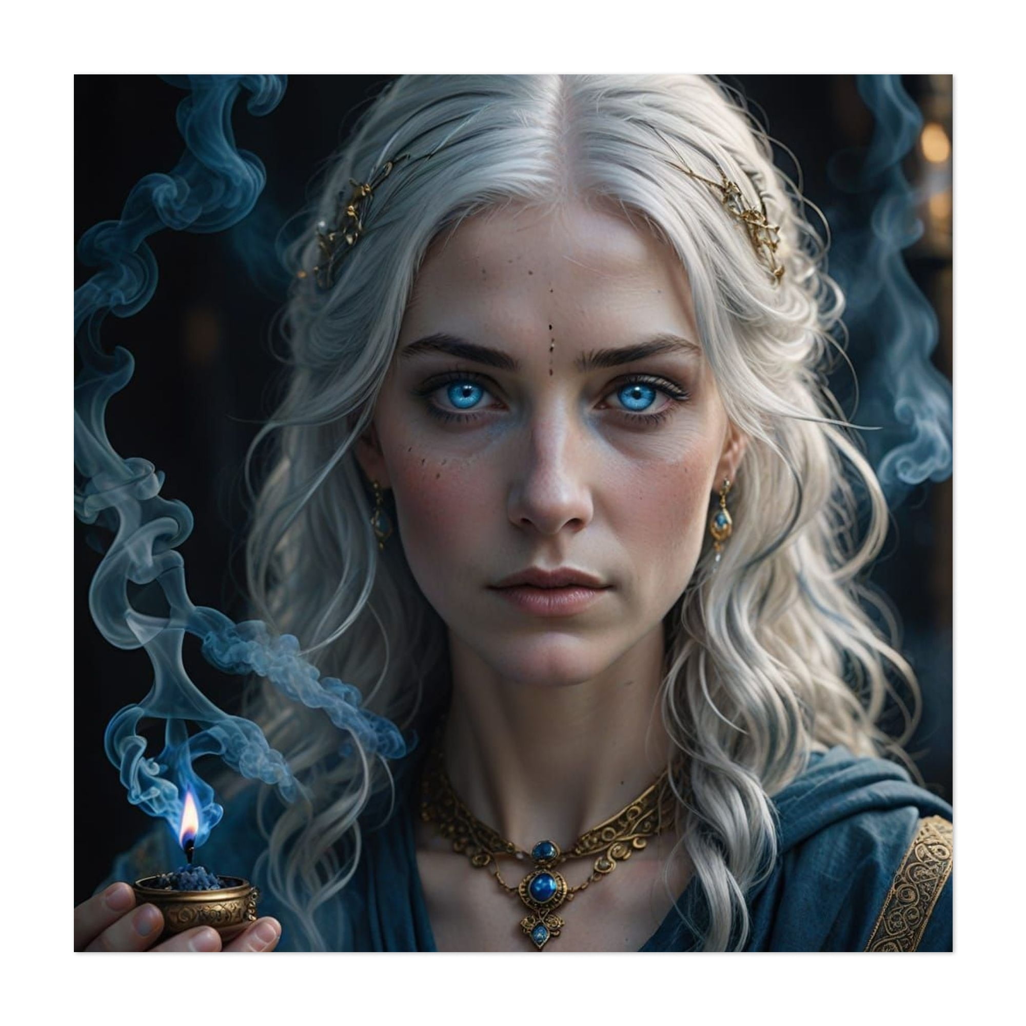 Oracle 2 - Digital Art Fantasy Mystical Portrait Surrealism Gothic ...