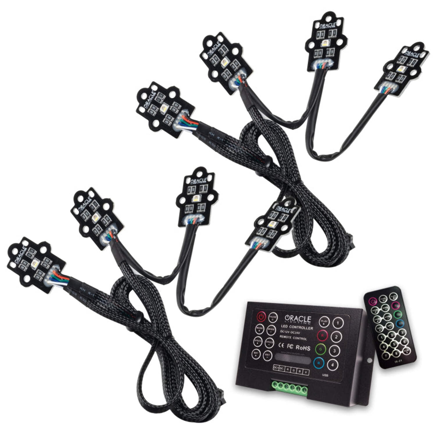 Oracle 2021 Chevy Silverado HD 2500/3500 RGB+W Headlight DRL Upgrade ...