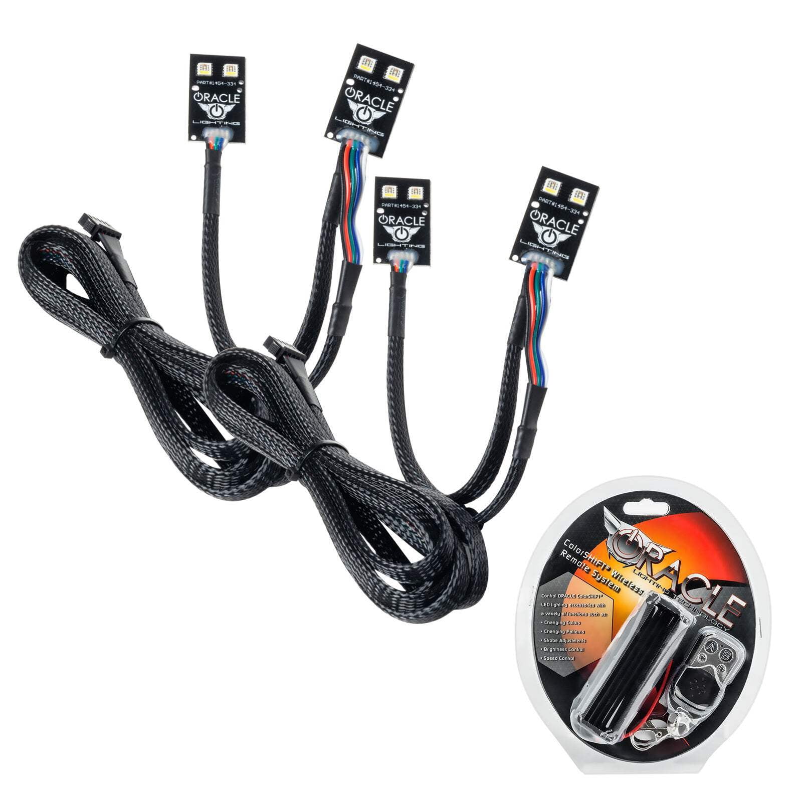 Oracle 2021 Ford Bronco Sport RGB+W Headlight DRL + Halo - ColorSHIFT w ...