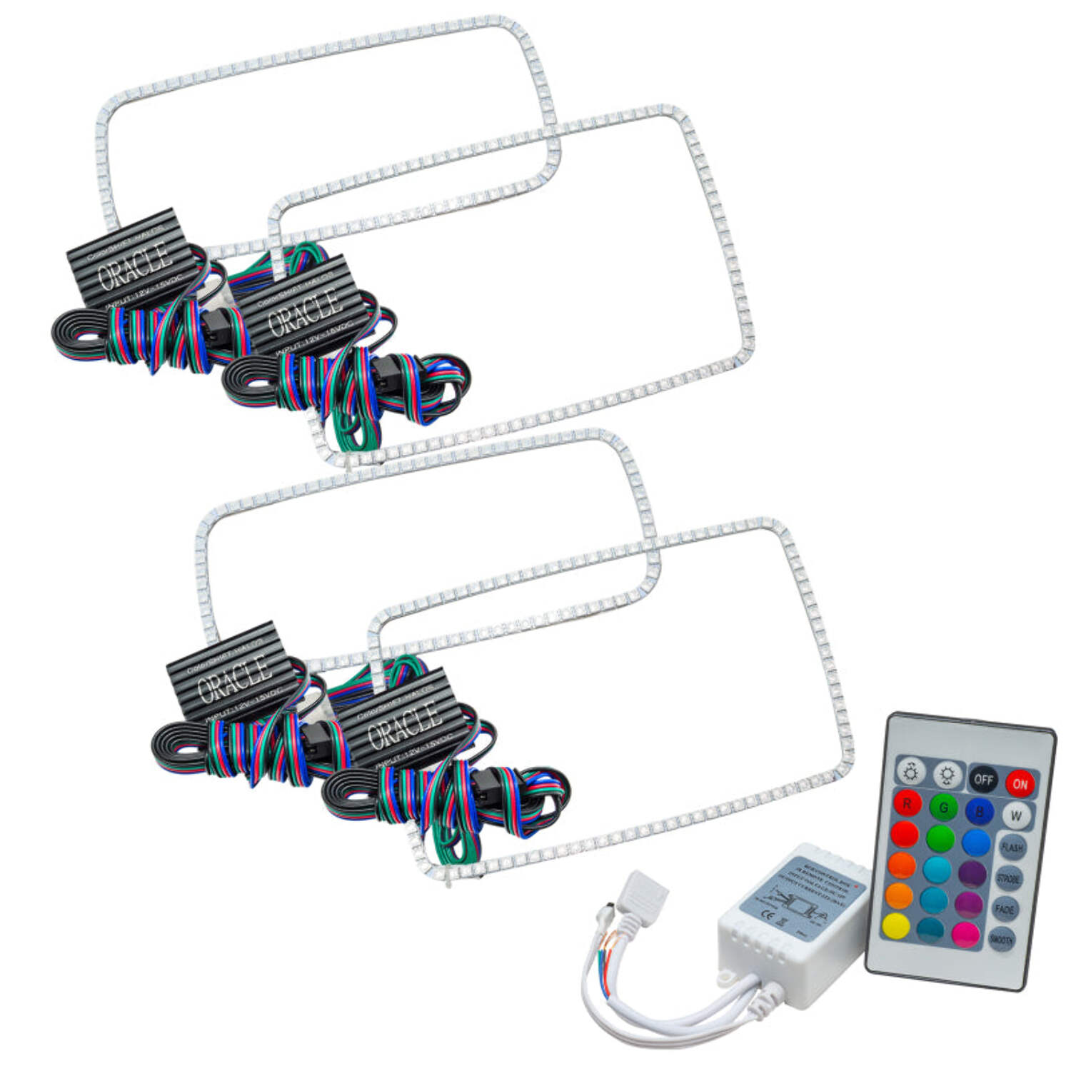 Oracle Ford F250 08-10 Halo Kit - ColorSHIFT w/ Simple Controller SEE ...