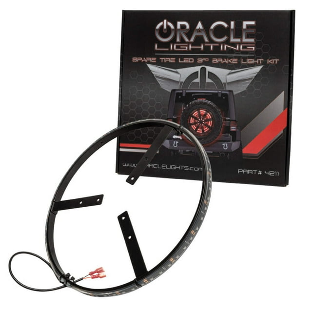 Oracle LED Illuminated Wheel Ring 3rd Brake Light - Red - Walmart ...