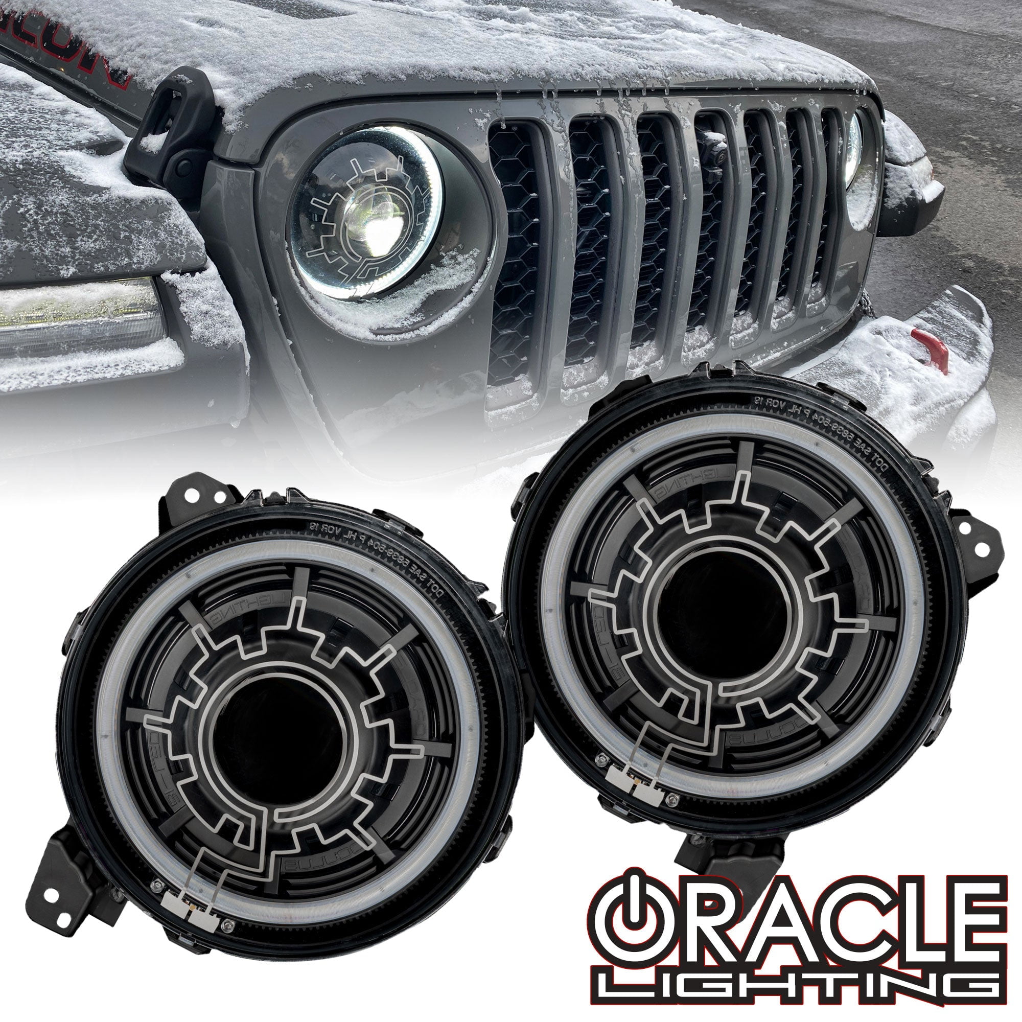 Oracle Light 5839111 Bi-LED Projector Headlights for Jeep Wrangler JL ...