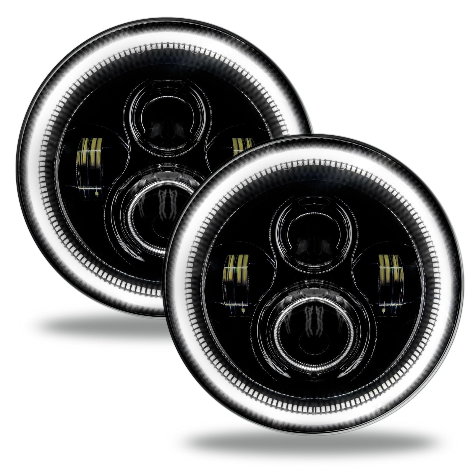 Oracle Lighting 7" High Powered LED Headlights Black Bezel 5769-001 ...