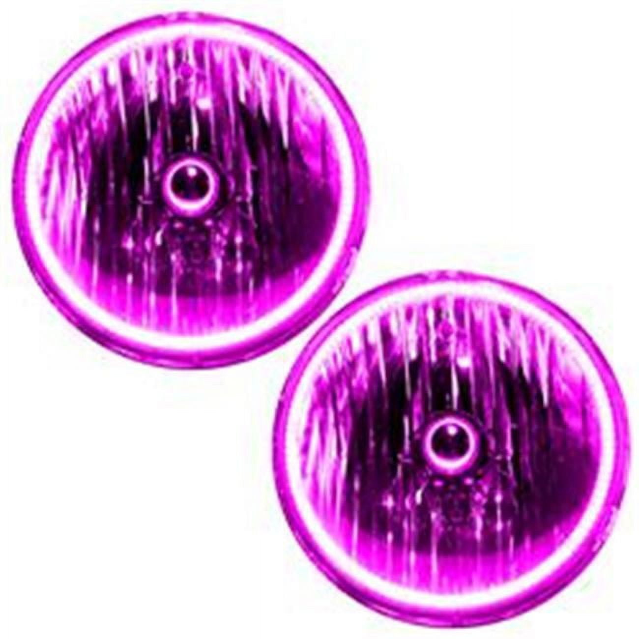 Oracle Lighting ORL7079-009 Purple Headlights with SMD LED Halos ...