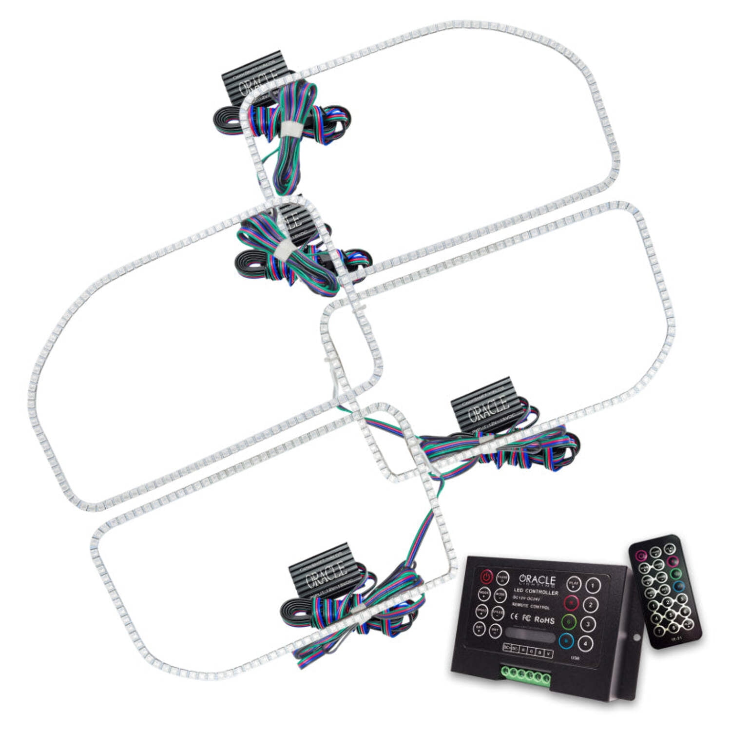 Oracle Lights 2383-333 LED Head Light Halo Kit ColorSHIFT 2.0 for Ford ...