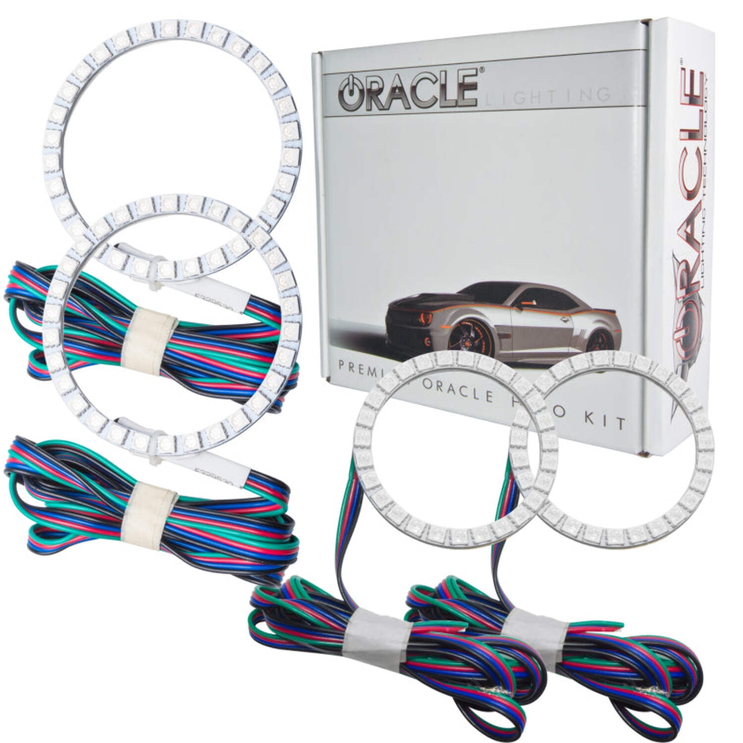 Oracle Lights 2965-334 LED Headlight Halo Kit ColorShift No Controller ...