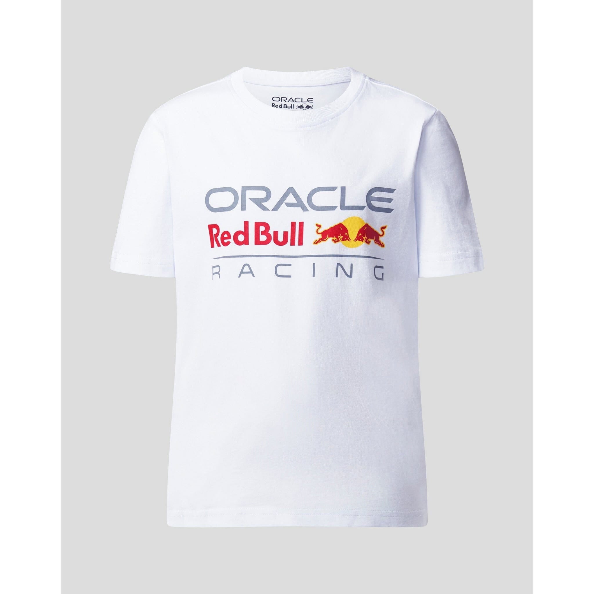 Oracle Red Bull Racing F1 Junior Large Front Logo White T-Shirt ...