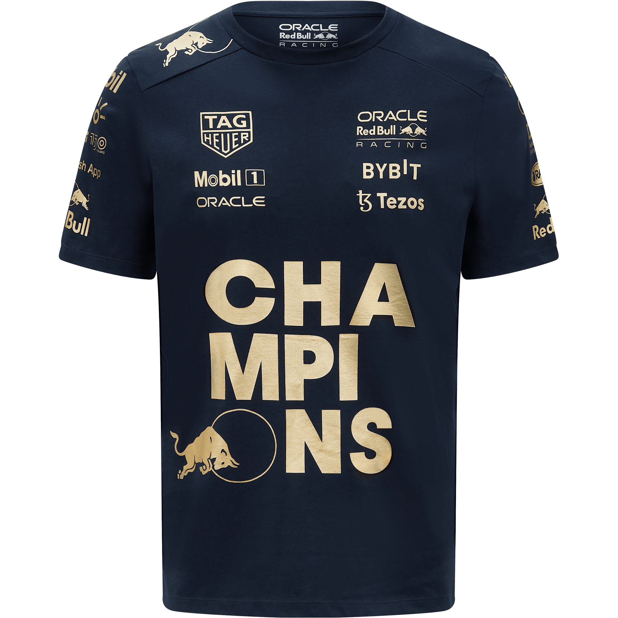 Oracle Red Bull Racing F1 Mens Constructors Champions Navy Tee ...