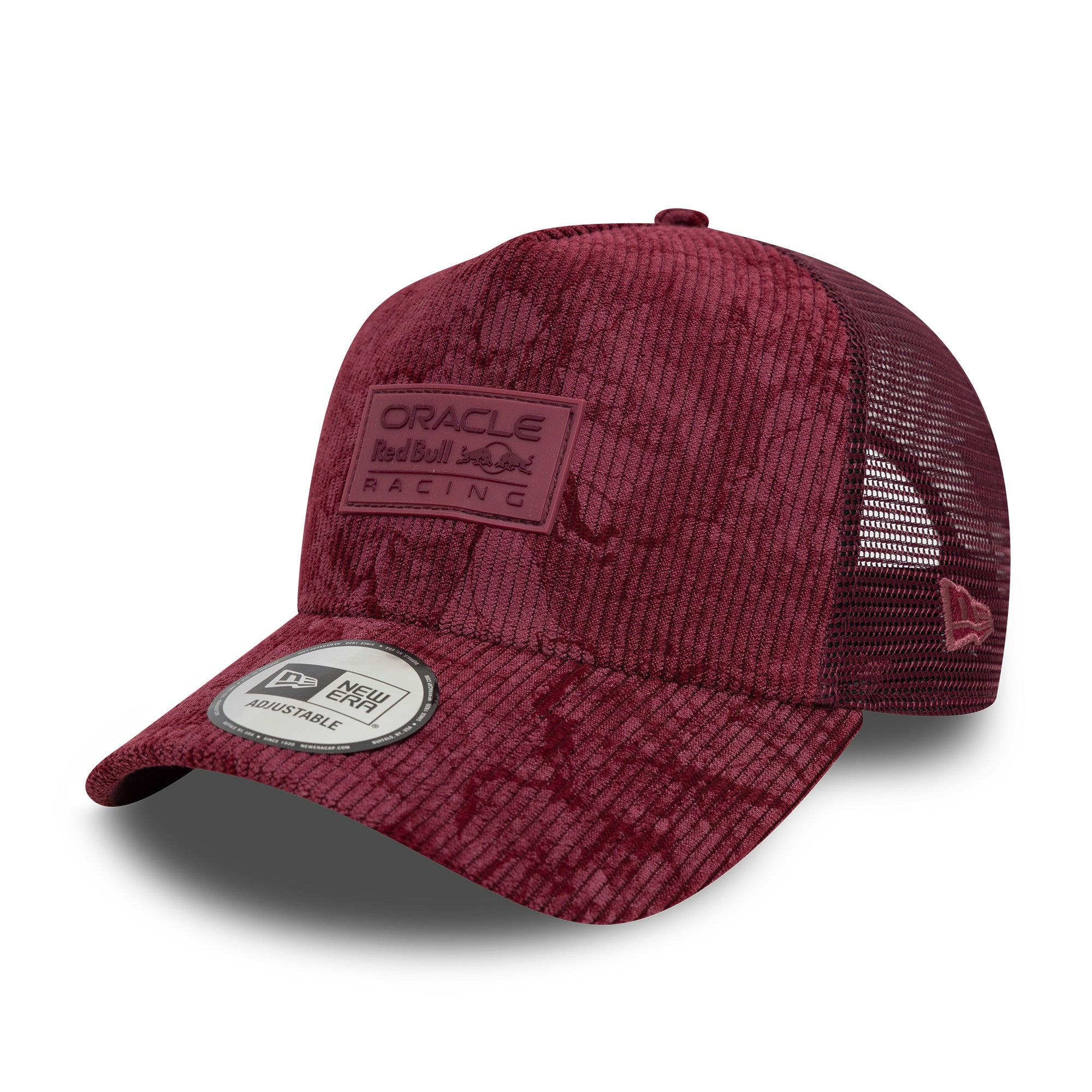 Oracle Red Bull Racing F1 New Era Unisex Corduroy E-Frame Open Burgundy ...