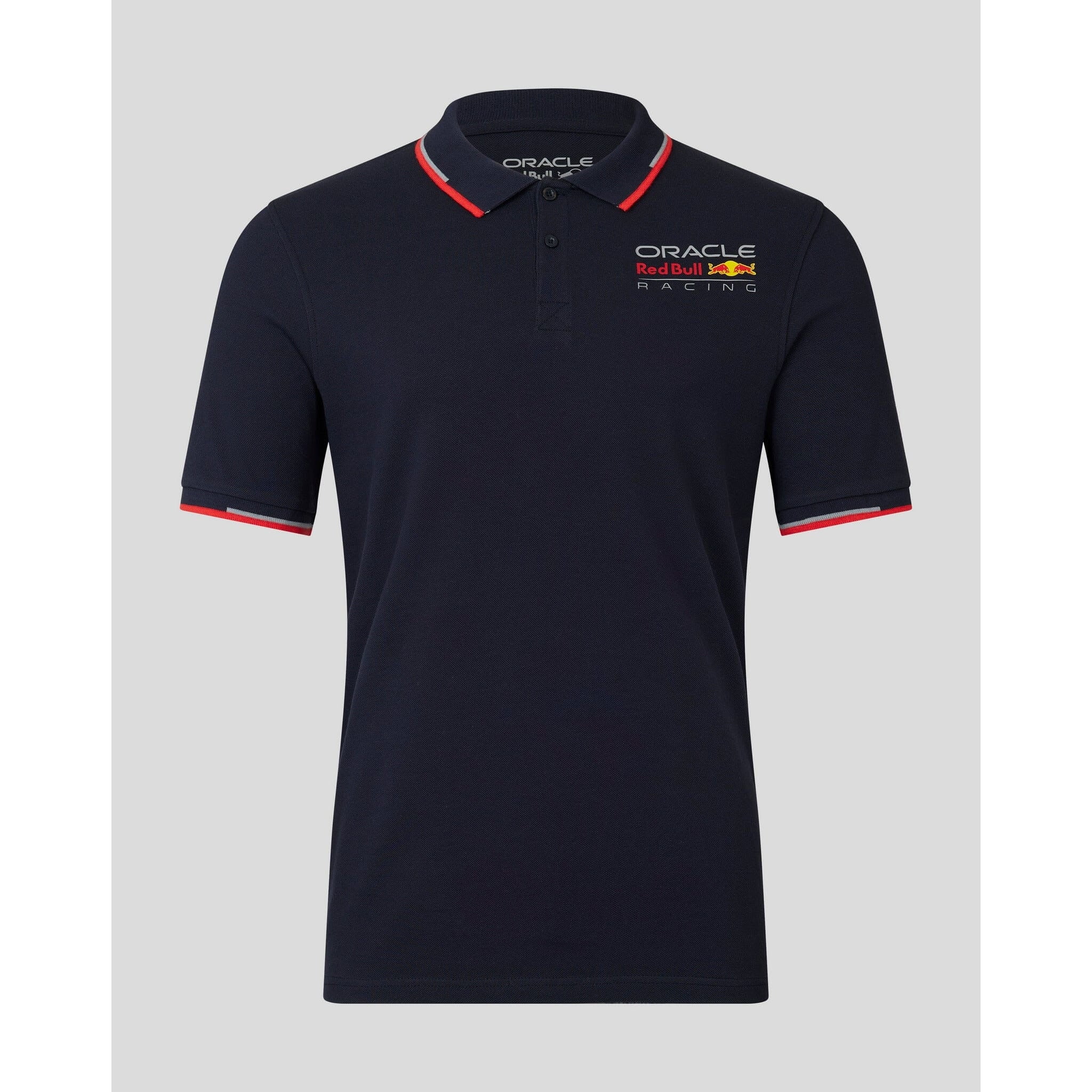 Oracle Red Bull Racing Unisex Core Night Sky Blue/White Polo Full ...