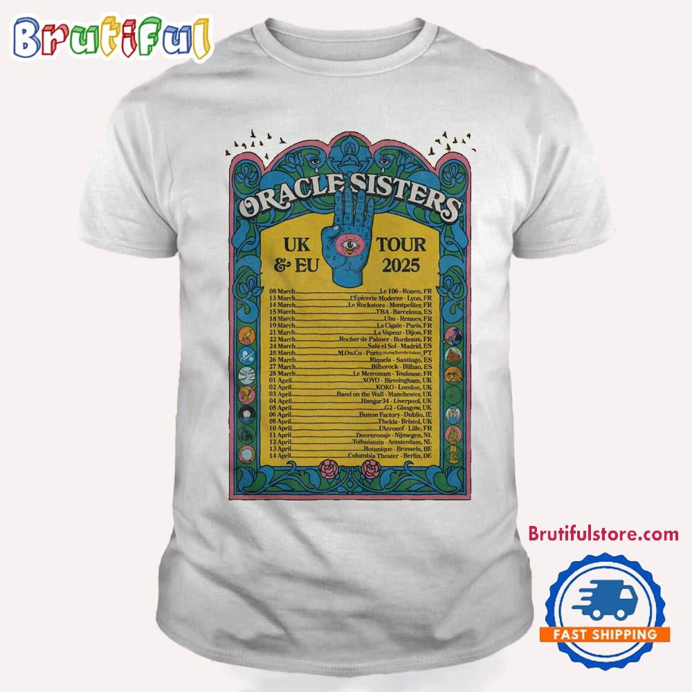 Oracle Sisters UK & EU Tour 2025 New T Shirt - Walmart.com