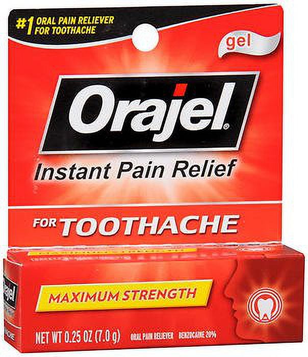Orajel 3X Medicated for Toothache & Gum Gel (Pack of 14) - Walmart.com
