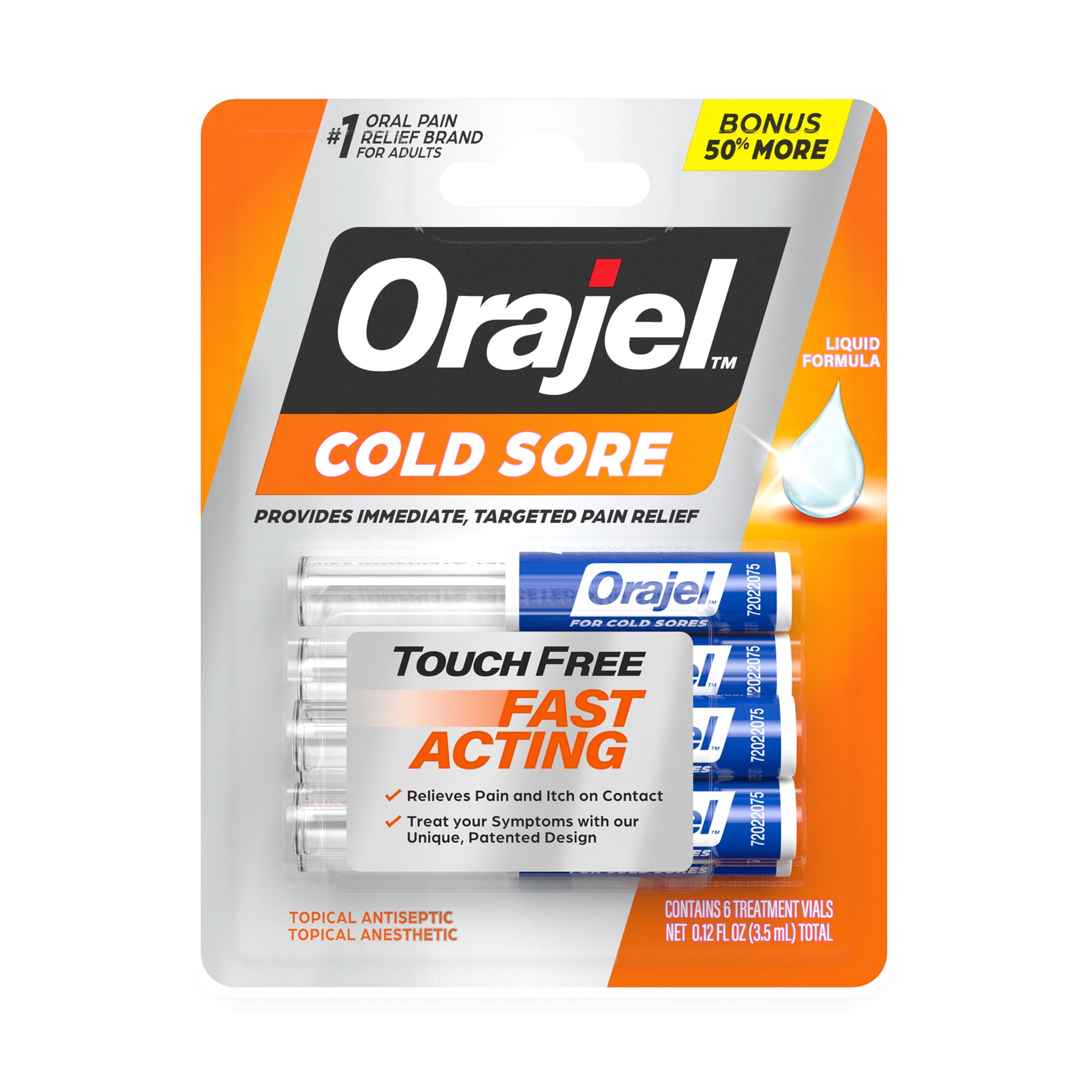 Orajel Cold Sore Treatment – Instant Relief for Cold Sore Pain- From #1 ...