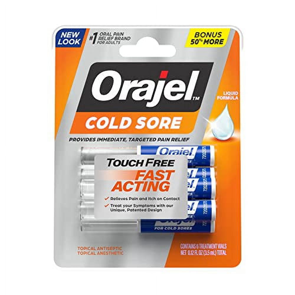 Orajel Cold Sore Treatment â€“ Instant Relief for Cold Sore Pain- from ...
