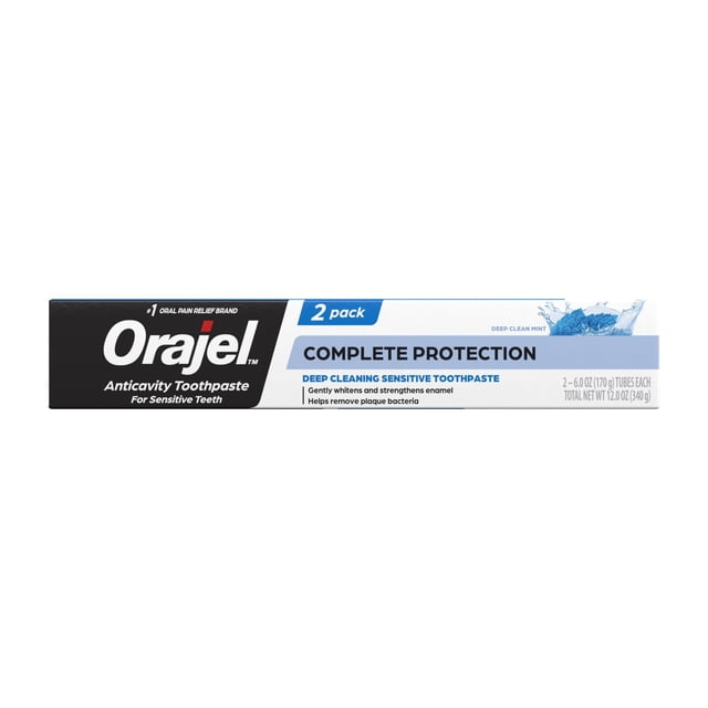 Orajel Complete Protection Deep STF9 Cleaning Sensitive Toothpaste ...