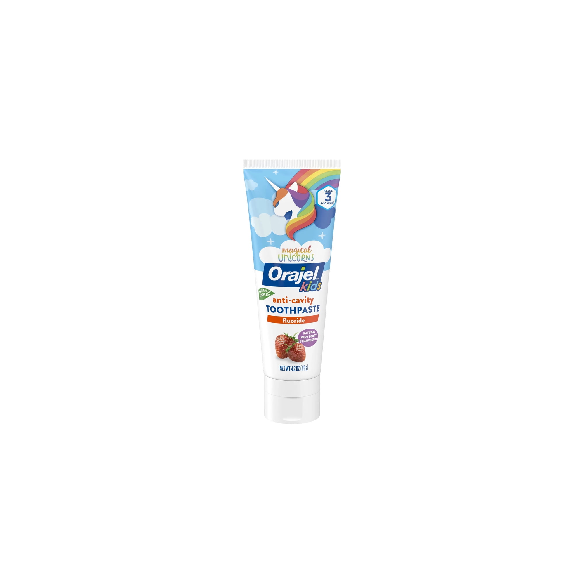Orajel Kids Magical Unicorns Toothpaste Very Berry Strawberry Flavor 4. ...