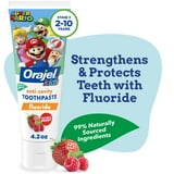 Orajel Kids Super Mario Anti-Cavity Fluoride Toothpaste, Natural Berry ...