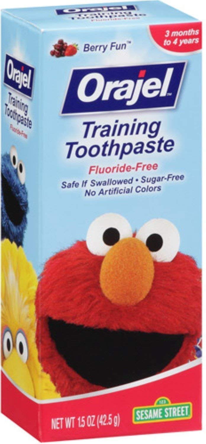 Orajel Toddler Training Toothpaste, Fruit Splash, 1.50 oz, Pack of 2 ...