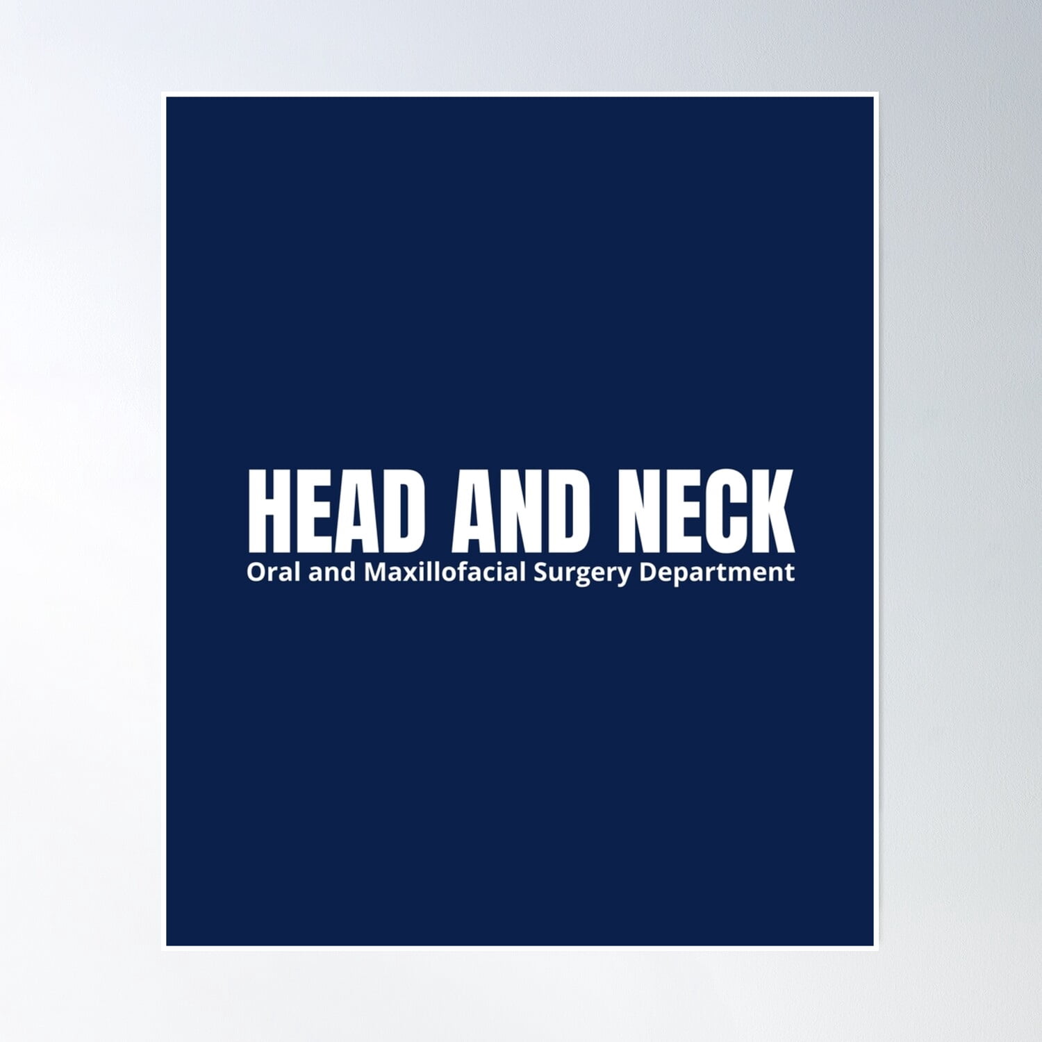 Oral And Maxillofacial Surgery For Medical Professionals Poster Wall ...