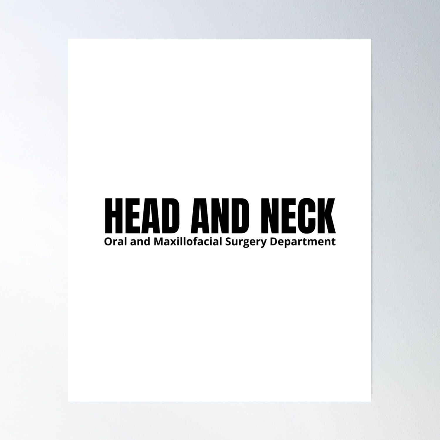 Oral And Maxillofacial Surgery For Medical Professionals Poster Wall ...