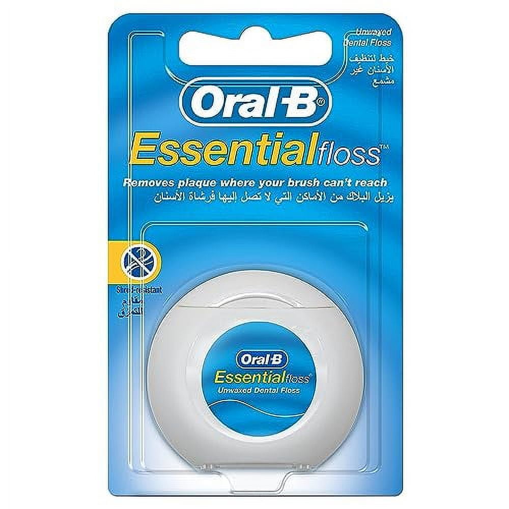 Oral B 005012 Unwaxed Dental Floss, 50 M - Walmart.com