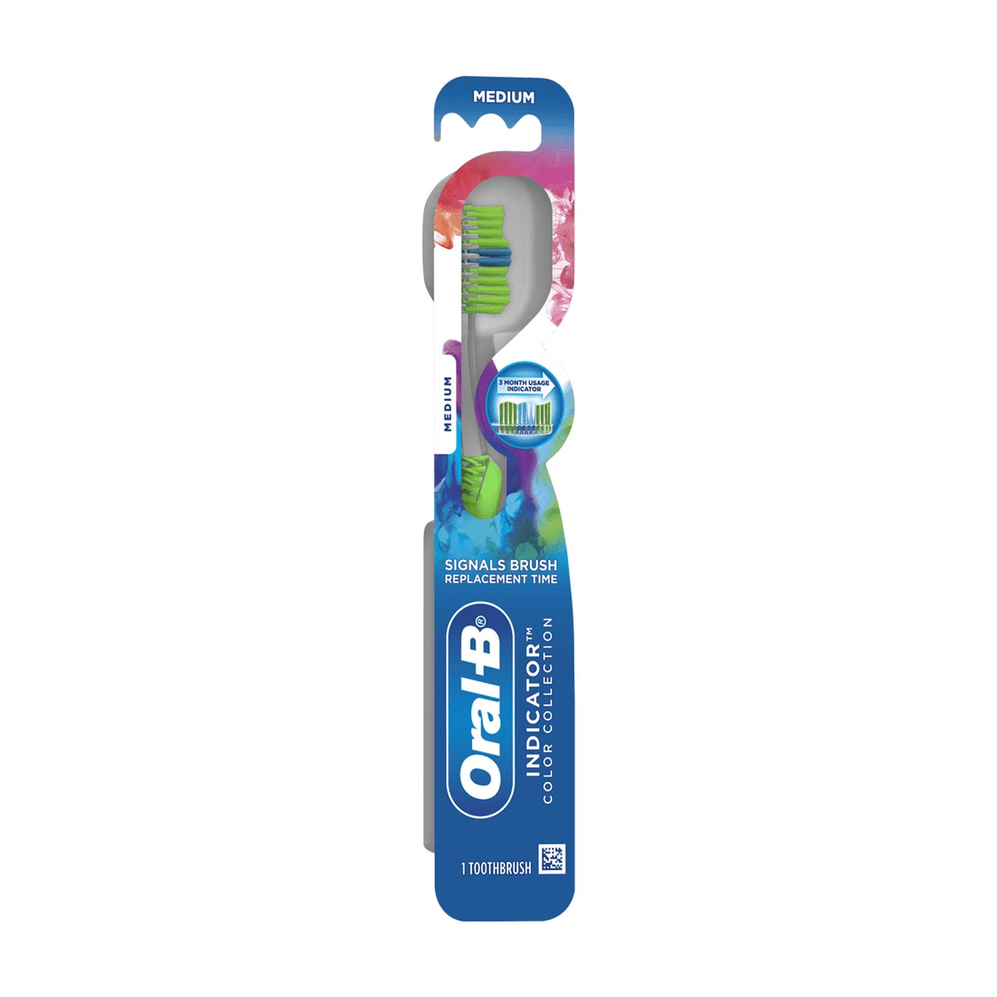 Oral-B Advance Clean Manual Toothbrush, Medium (Color May Vary) (Pack ...