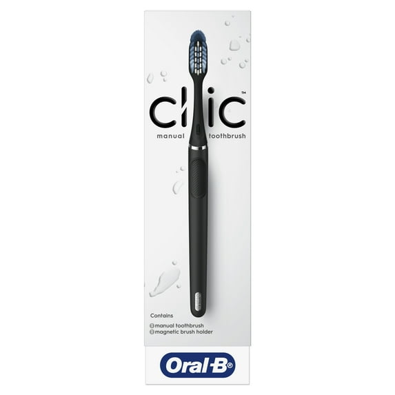 Oral-B Clic Manual Toothbrush Medium Bristle with Magnetic Holder ...
