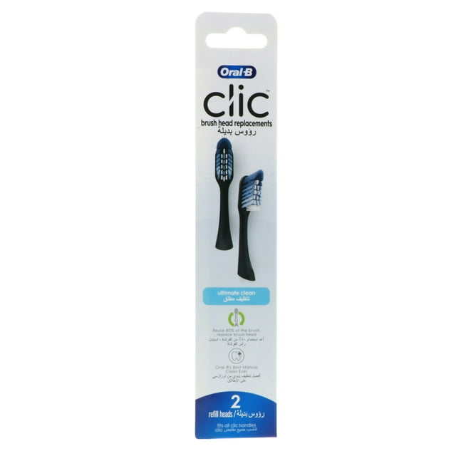 Oral-B Clic Toothbrush Ultimate .. Clean Replacement Brush Heads ...