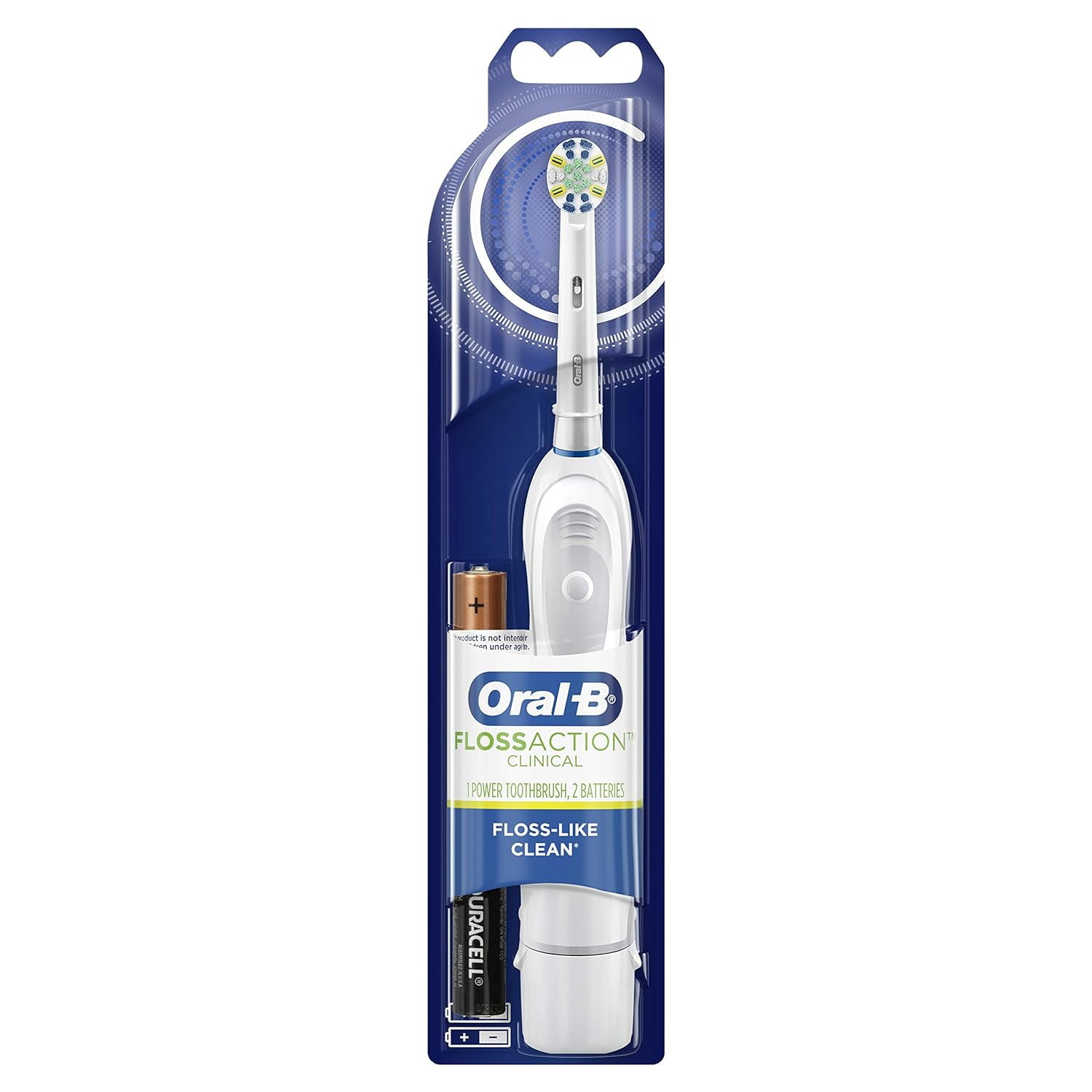 Oral-B Clinical Floss Action, Battery Powered Toothbrush, 1 count ...