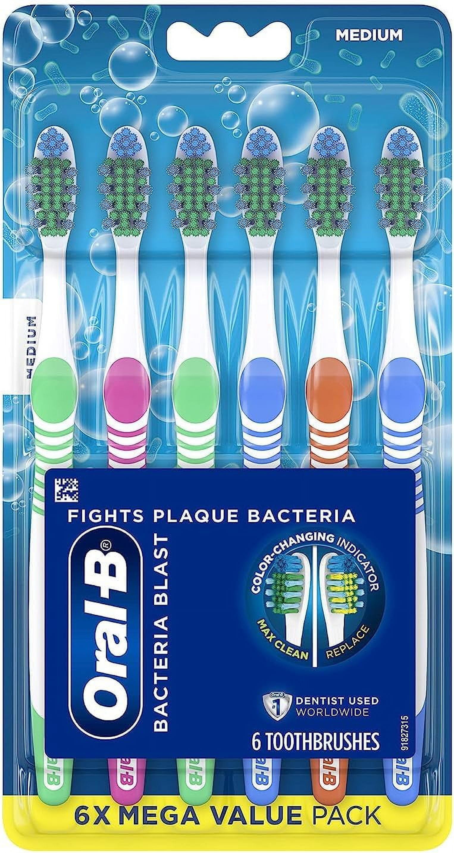 Oral-B Complete Deep Clean Manual Toothbrush, Medium, 6 Count with ...