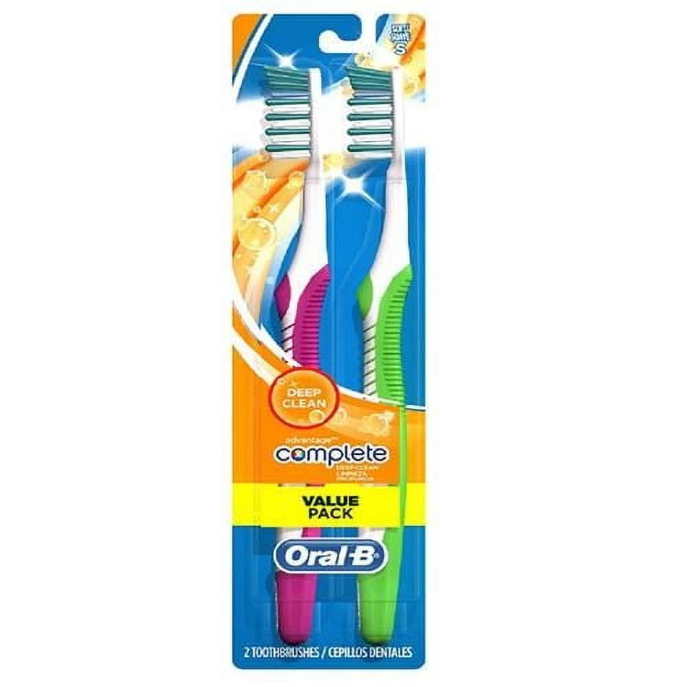 Oral-B Complete Deep Clean Toothbrushes, Soft, 2 Count Packaging May ...