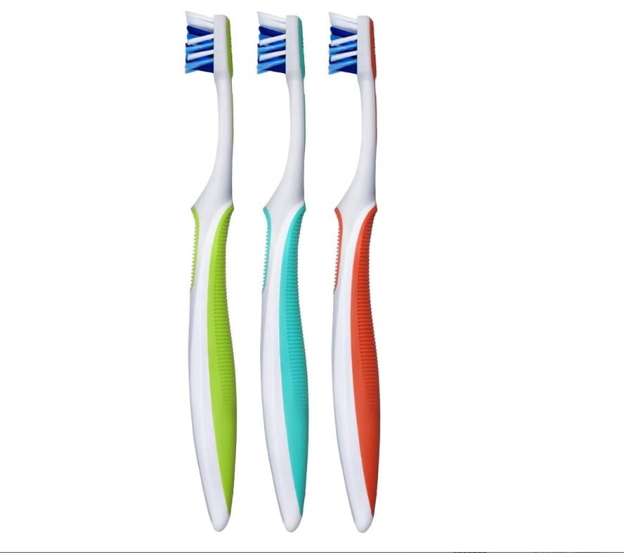 Oral-B Cross-Action Toothbrush, Bristles Compact Head PRO, Soft - 3 ...