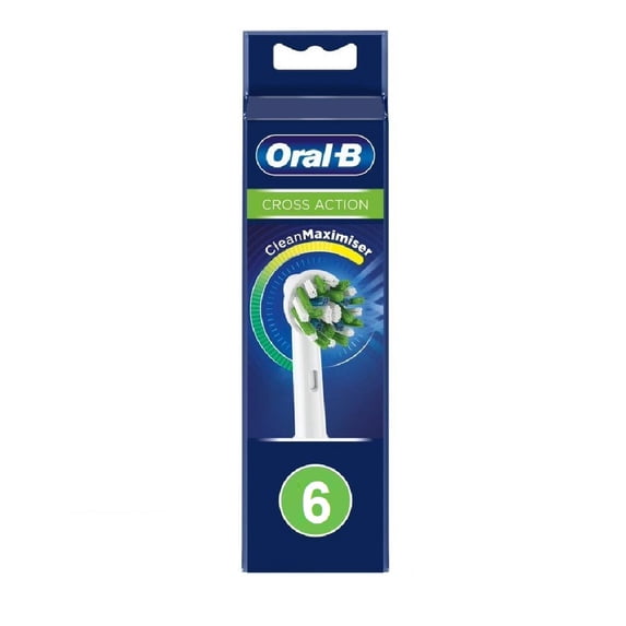 Oral-B Cross Action Toothbrush Replacement Refills, 6 ct - Walmart.com