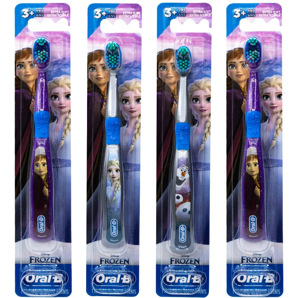 Oral-B Disney Frozen Toothbrush, 3+ YRS, Extra Soft (Characters Vary ...