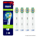 Oral-B FlossAction Soft Electric Toothbrush Replacement Heads, 4 Count ...