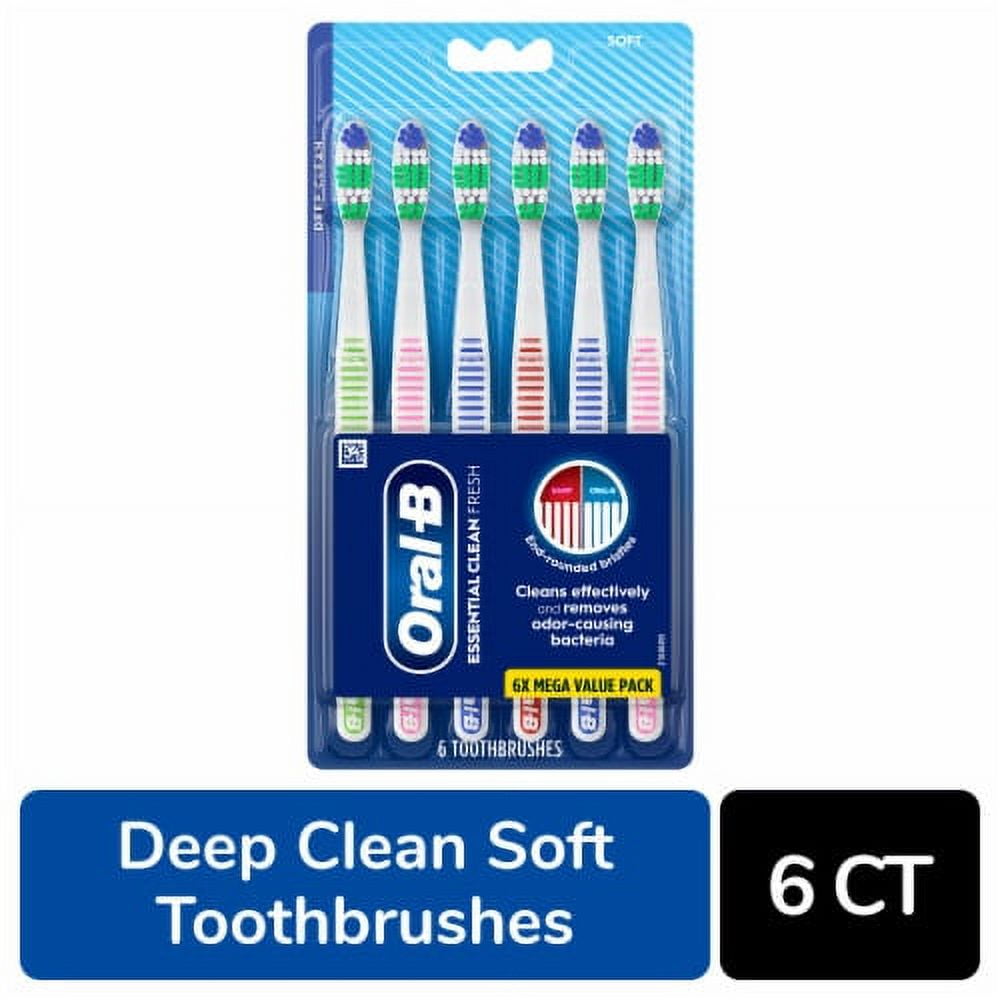 Oral-B Fresh & Clean Toothbrushes, Soft - Walmart.com