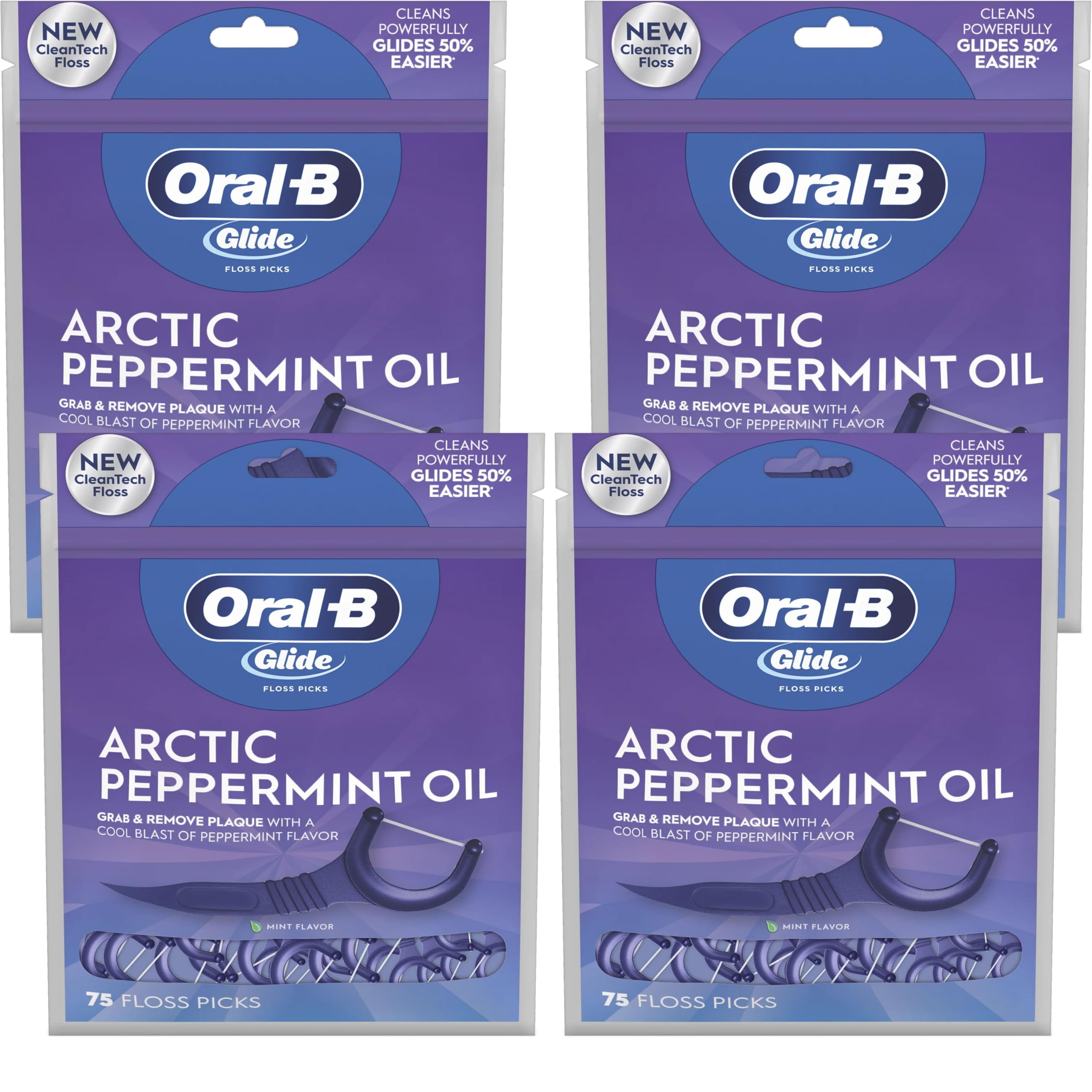 Oral-B Glide 3d White .. Floss Picks Radiant Mint, .. 75 Count (pack of ...