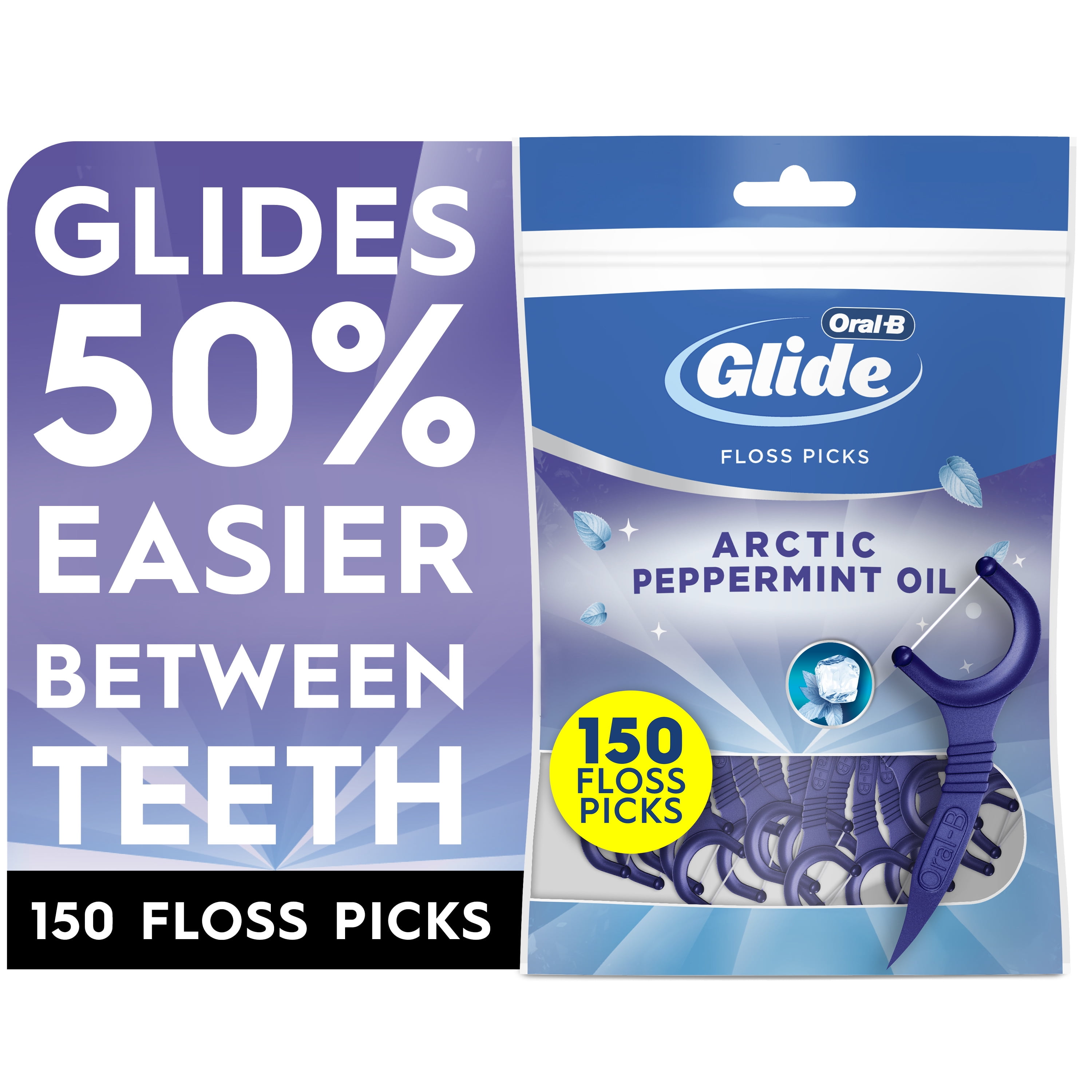 Brandclub - Oral-B Glide Dental Floss Picks, Arctic Peppermint Floss ...