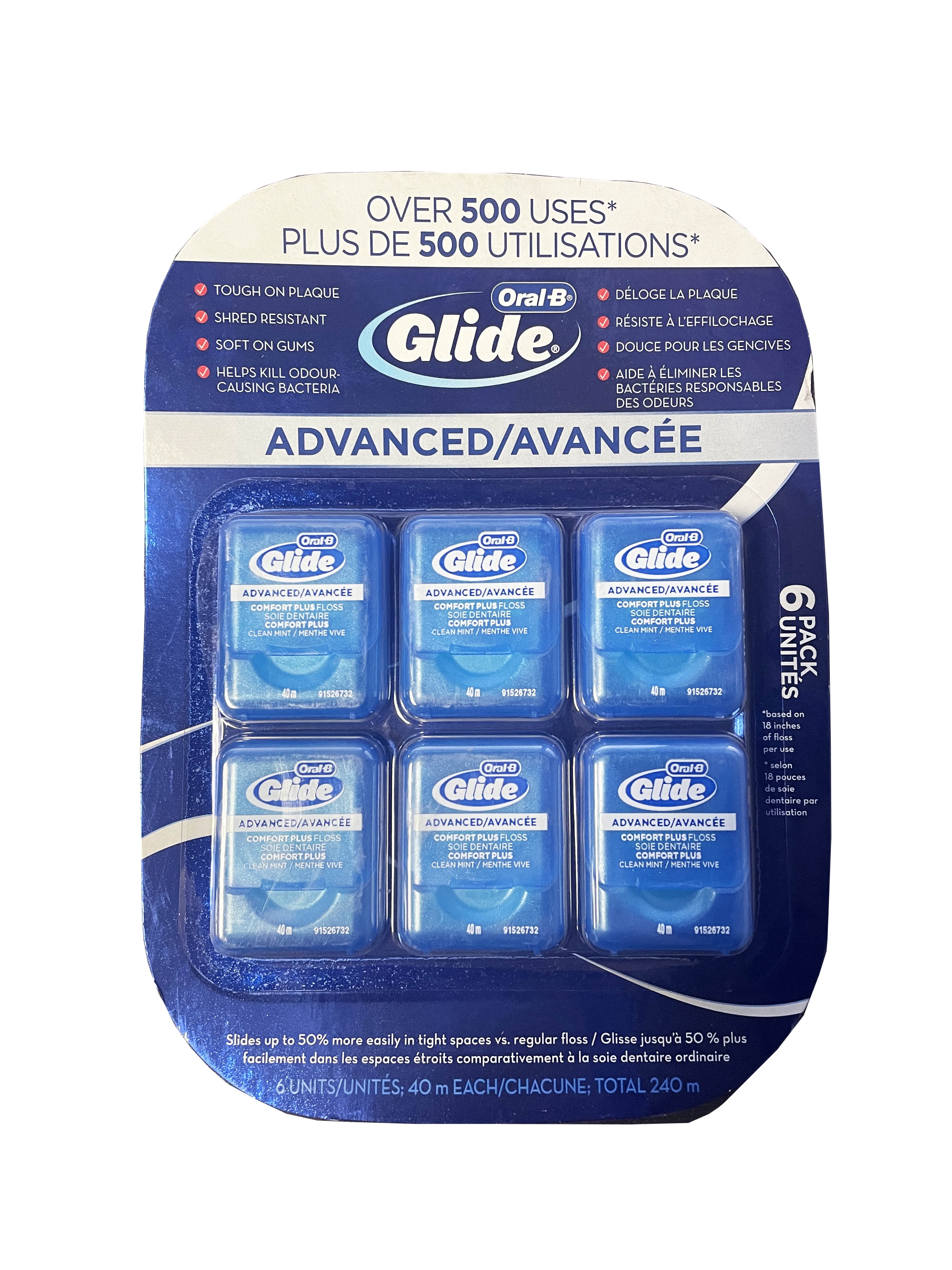Oral-B Comfort Plus Floss, Mint Flavor, Removes Plaque, Gentle on Gums ...