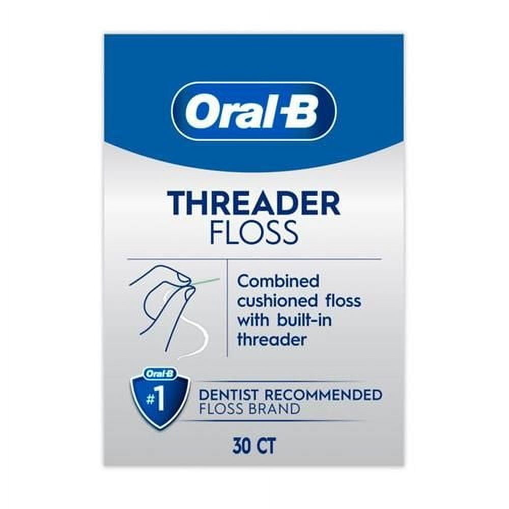 Oral-B Glide Pro-Health Dental Floss Threaders For Braces, 30 Count ...