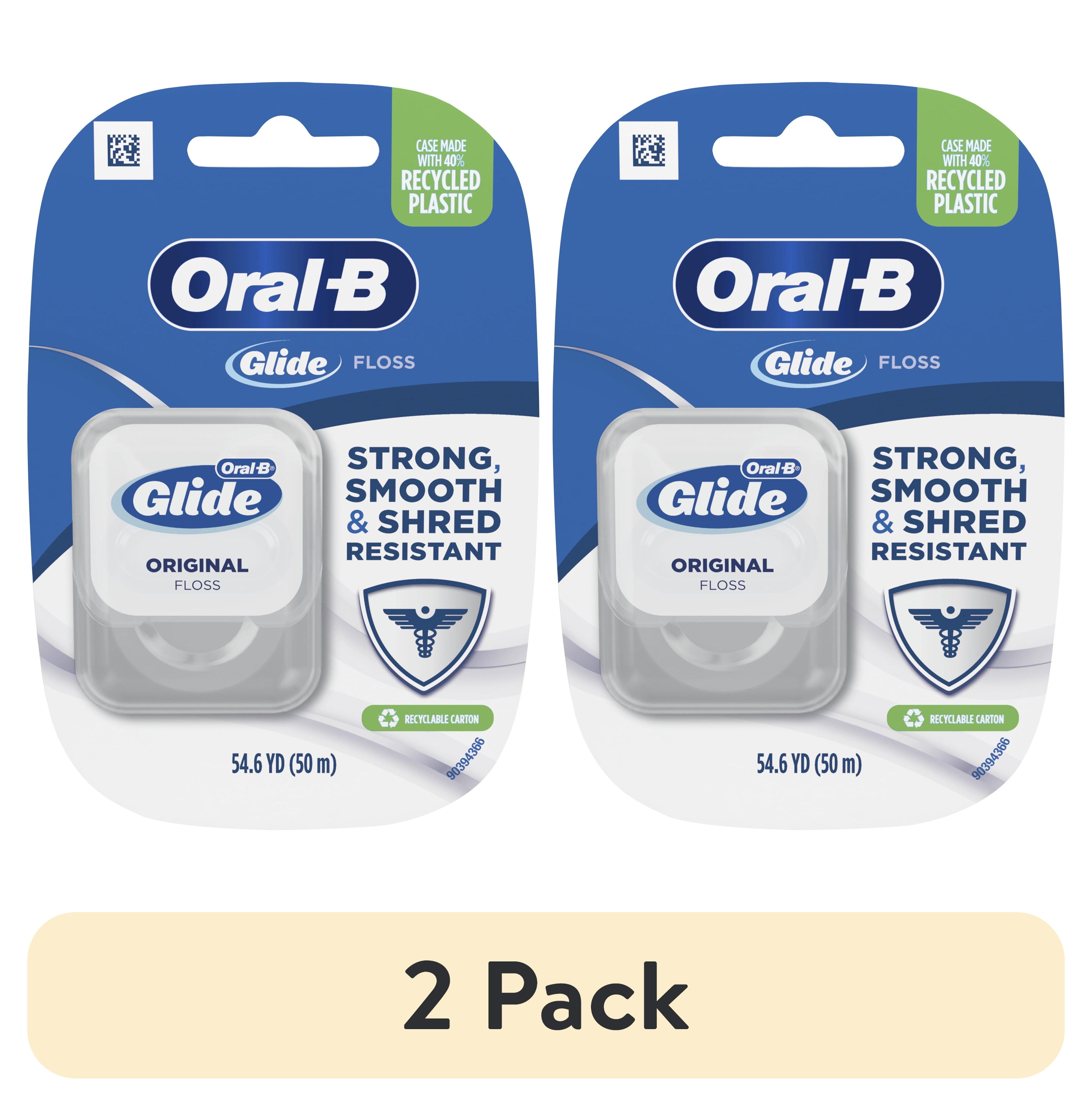 (2 pack) Oral-B Glide Pro-Health Original Dental Floss, 50 m - Walmart.com