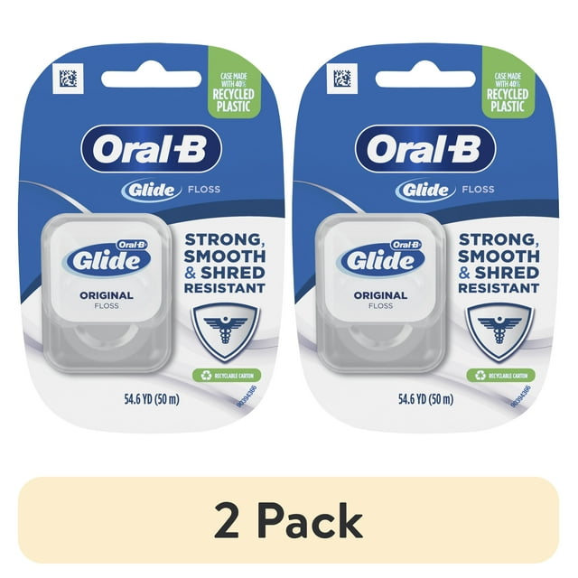(2 pack) Oral-B Glide Pro-Health Original Dental Floss, 50 m - Walmart.com