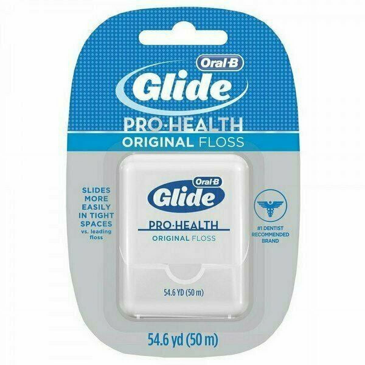 Oral-B Glide Pro-Health Original Dental Floss, Silky-Smooth, Shred ...