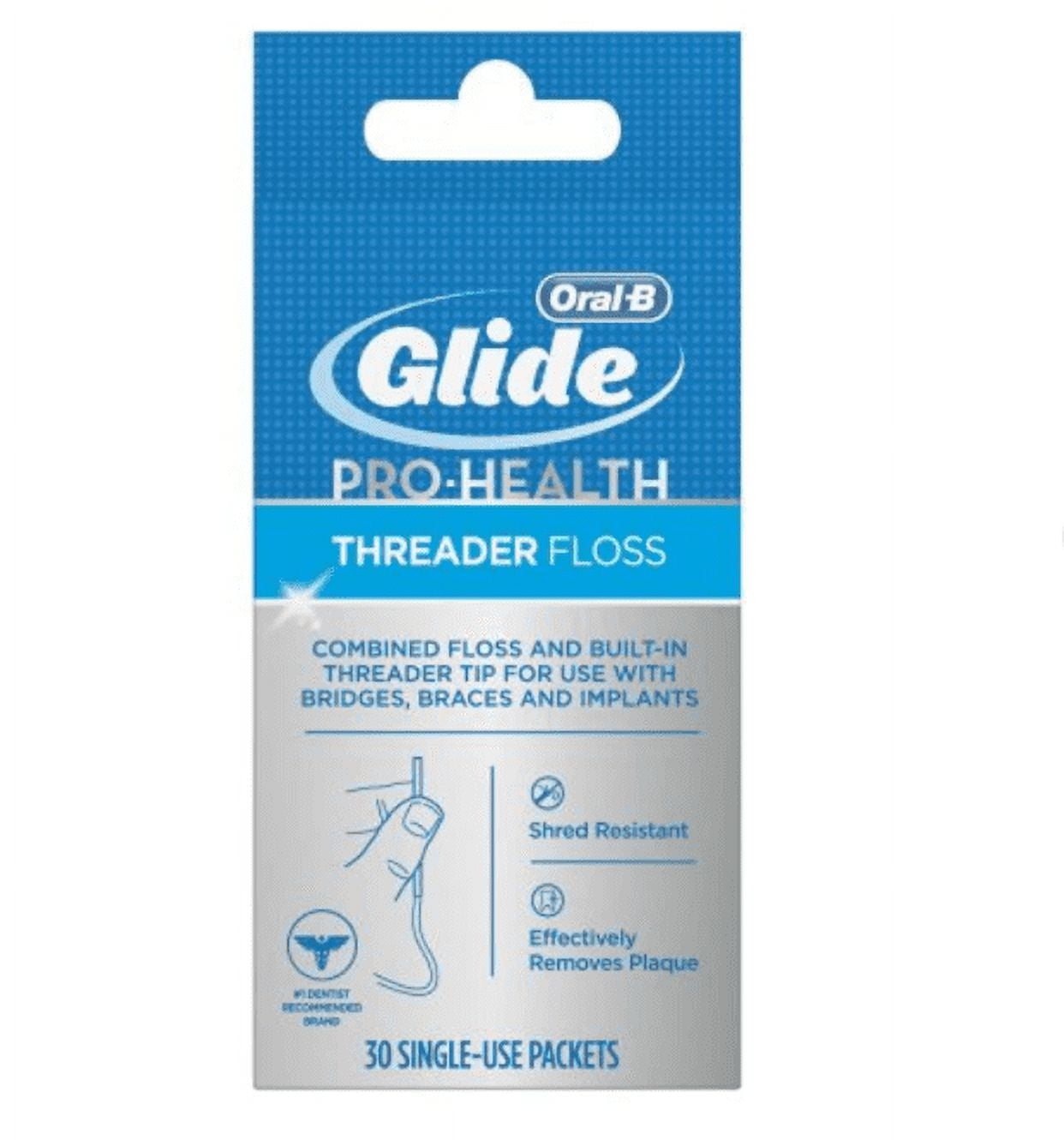 Oral-B Glide Pro-Health Threader Floss 30 Count - Walmart Business Supplies