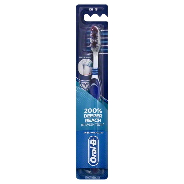 Oral-B Glide Tip with Special Deep Clean Bristles Toothbrush - Walmart.com